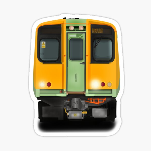 "Class 313 Electric Multiple Unit" Sticker for Sale by jameswattsart ...