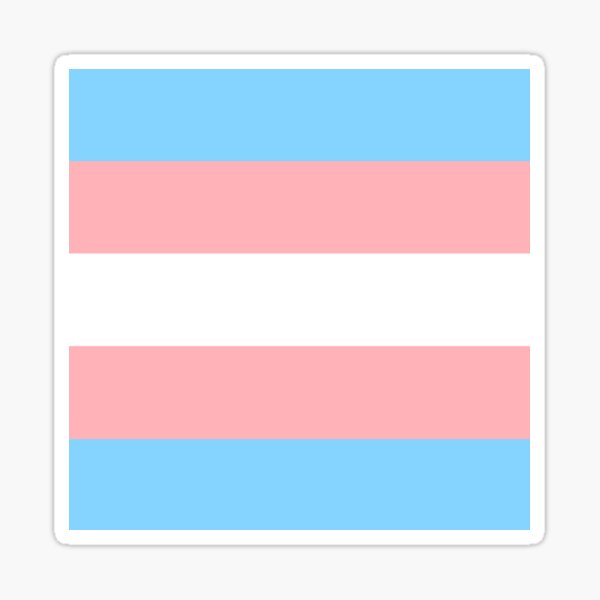 "Trans Flag" Sticker for Sale by LittlestPrints | Redbubble