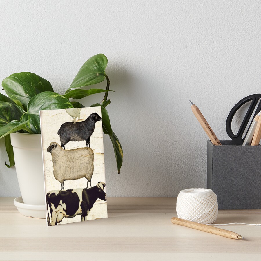 "Farm Animal Tree" Art Board Print for Sale by mindydidit | Redbubble