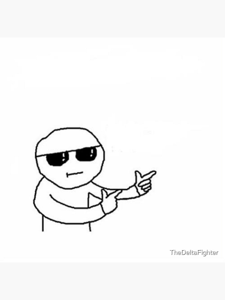 "Finger Guns" Sticker for Sale by TheDeltaFighter | Redbubble
