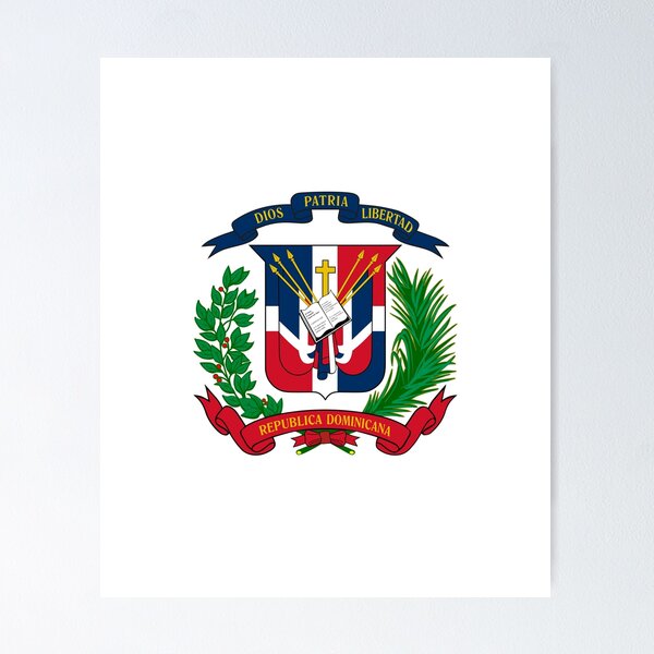 "Coat of arms of the Dominican Republic,National Emblems" Poster for ...
