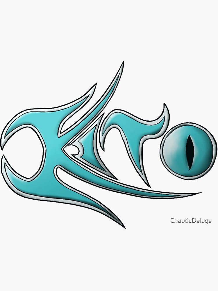 "Alternate "Kito" Logo" Sticker for Sale by ChaoticDeluge | Redbubble