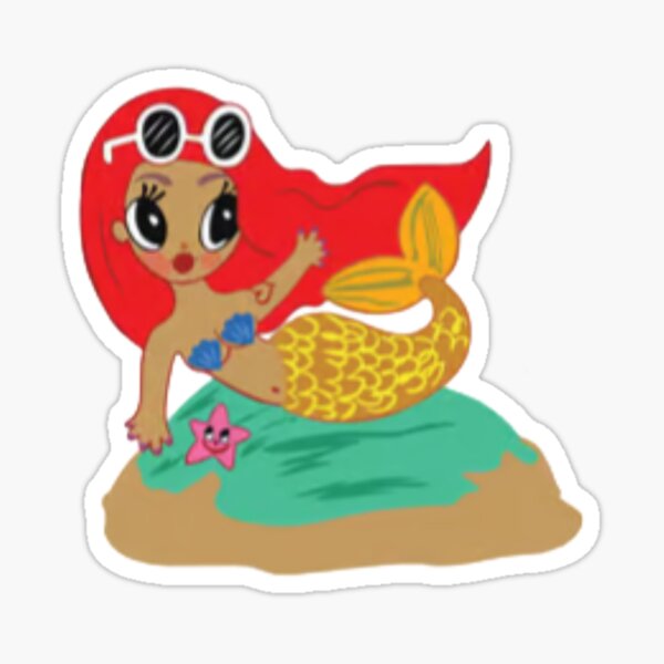Pegatina «Karol G sirenita» de Jeismary | Redbubble