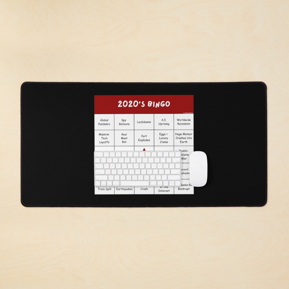 "2020s Bingo - 2020's Darkest Decade Bingo Card - Disaster Bingo Meme ...