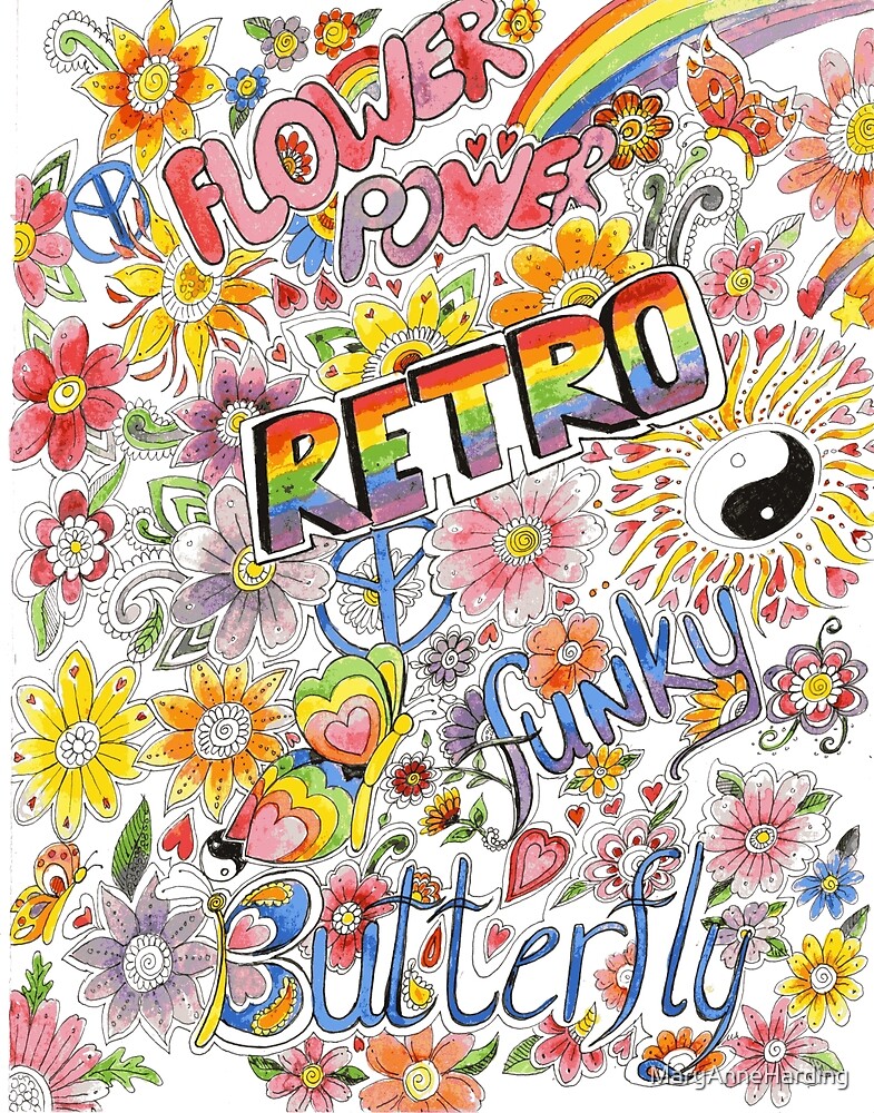 "Colourful Zen Lettering design" by MaryAnneHarding | Redbubble