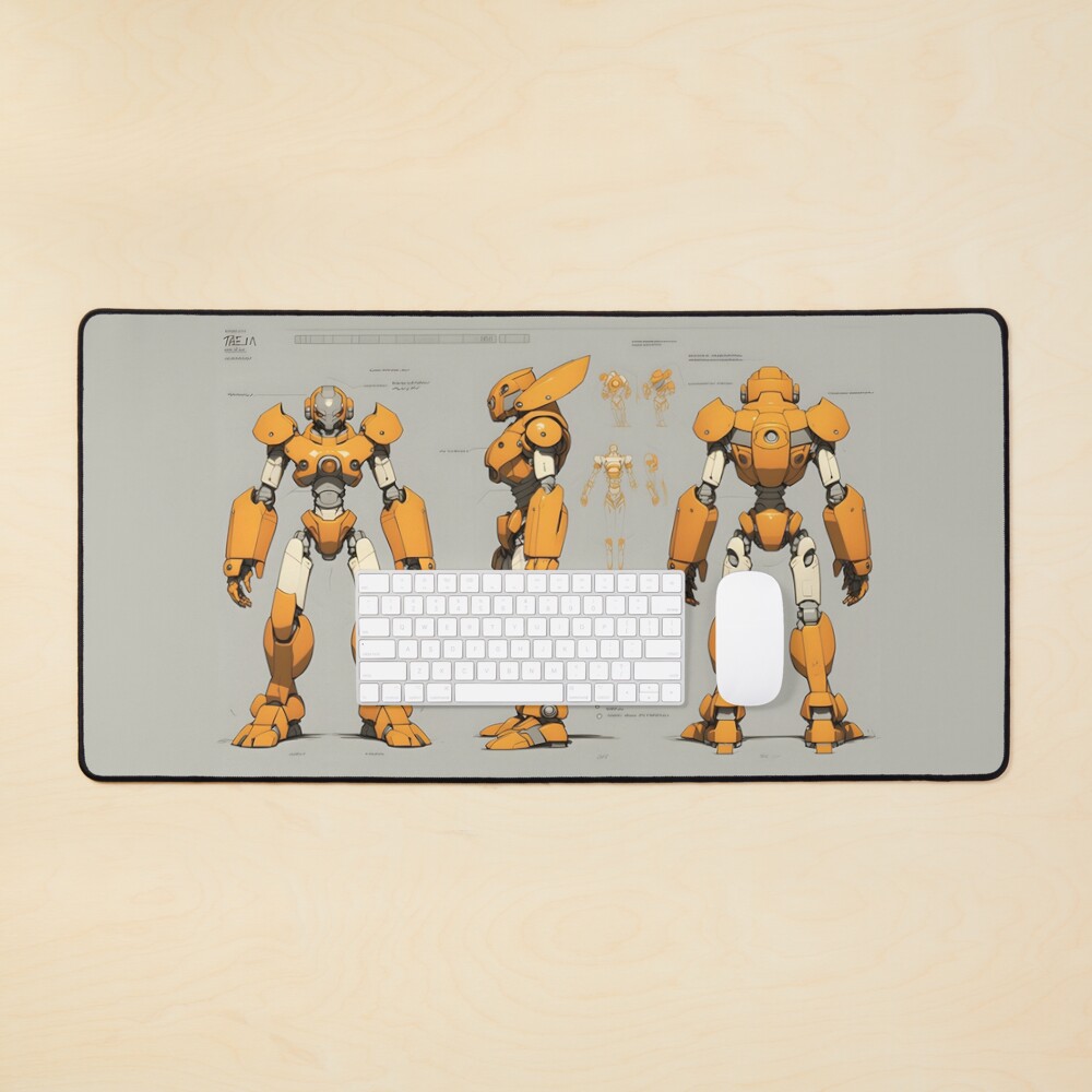 "The Ultimate Model Sheet for an Adorable Robot Character" Sticker for ...