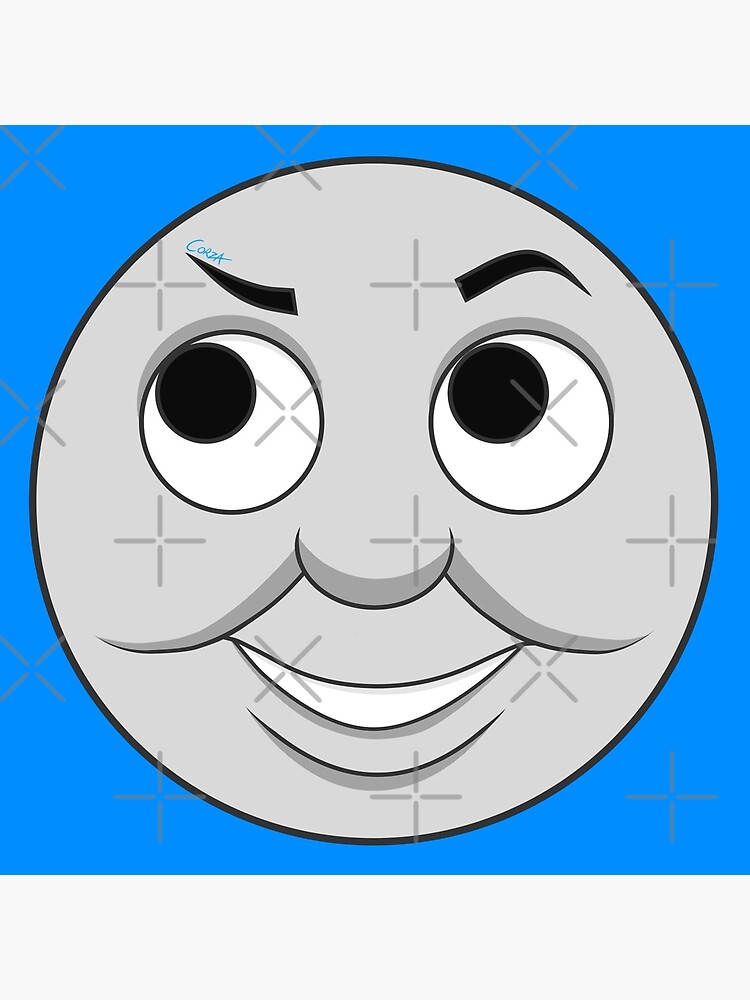 "Thomas (cheeky face)" Poster for Sale by corzamoon | Redbubble