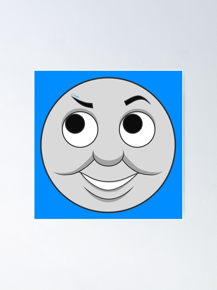 "Thomas (cheeky face)" Poster by corzamoon | Redbubble