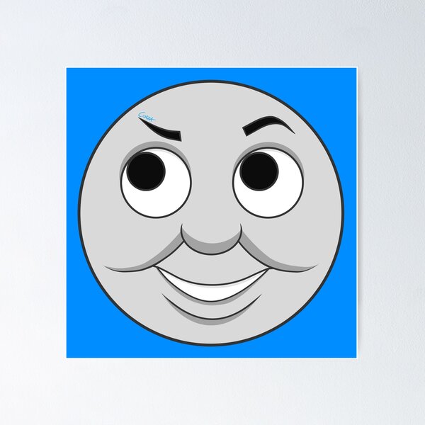 "Thomas (cheeky face)" Poster for Sale by corzamoon | Redbubble