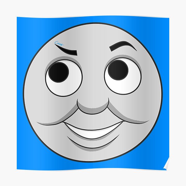 "Thomas (cheeky face)" Poster by corzamoon | Redbubble