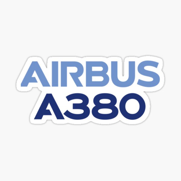 "Airbus A380 Logo" Sticker for Sale by Sarah67193 | Redbubble