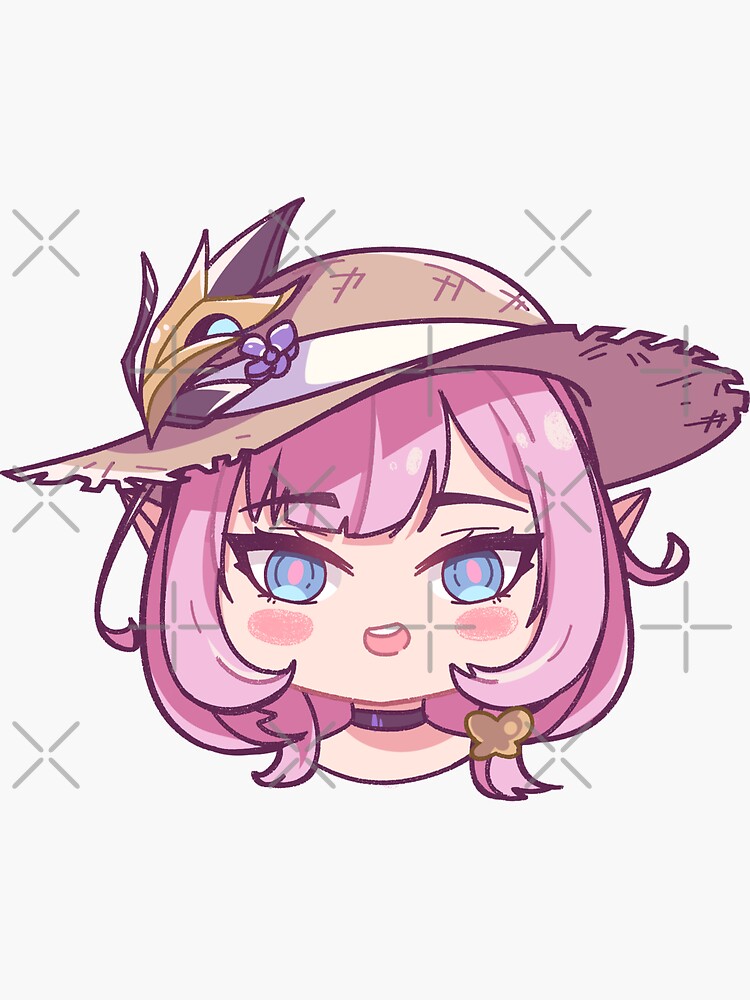 "Summer Elysia Chibi Honkai Impact" Sticker for Sale by Elvenshopz ...