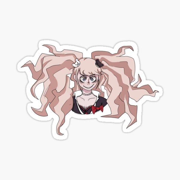 "Junko Enoshima" Sticker by ForxstSpirxt | Redbubble