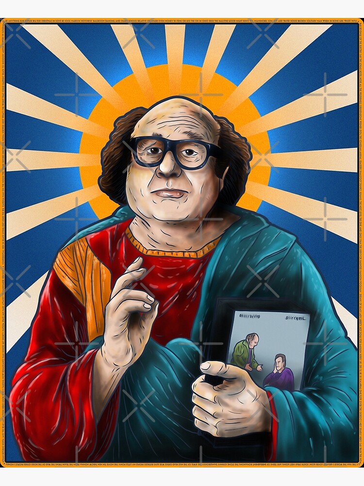 "Saint Danny DeVito " Poster for Sale by HarleyWarren | Redbubble