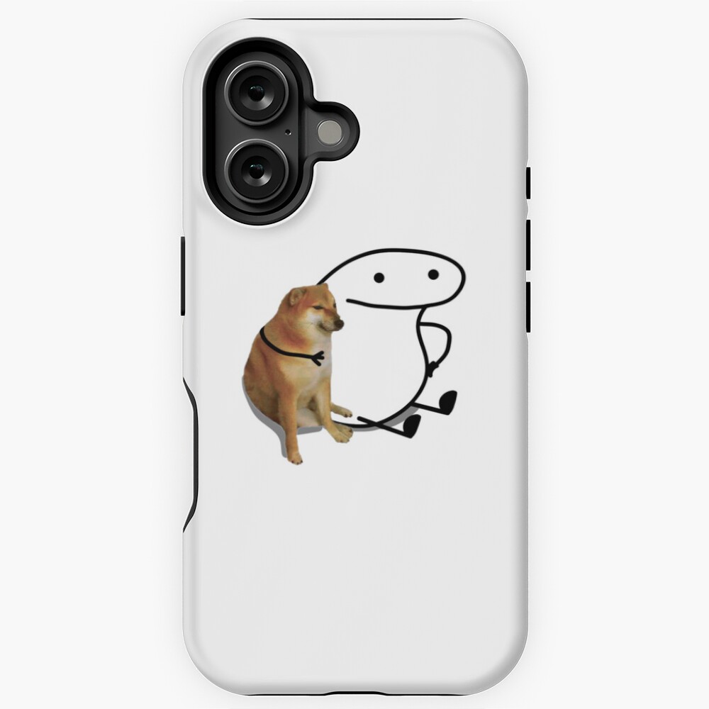 "deformed with cheems" Sticker by Deformitos | Redbubble