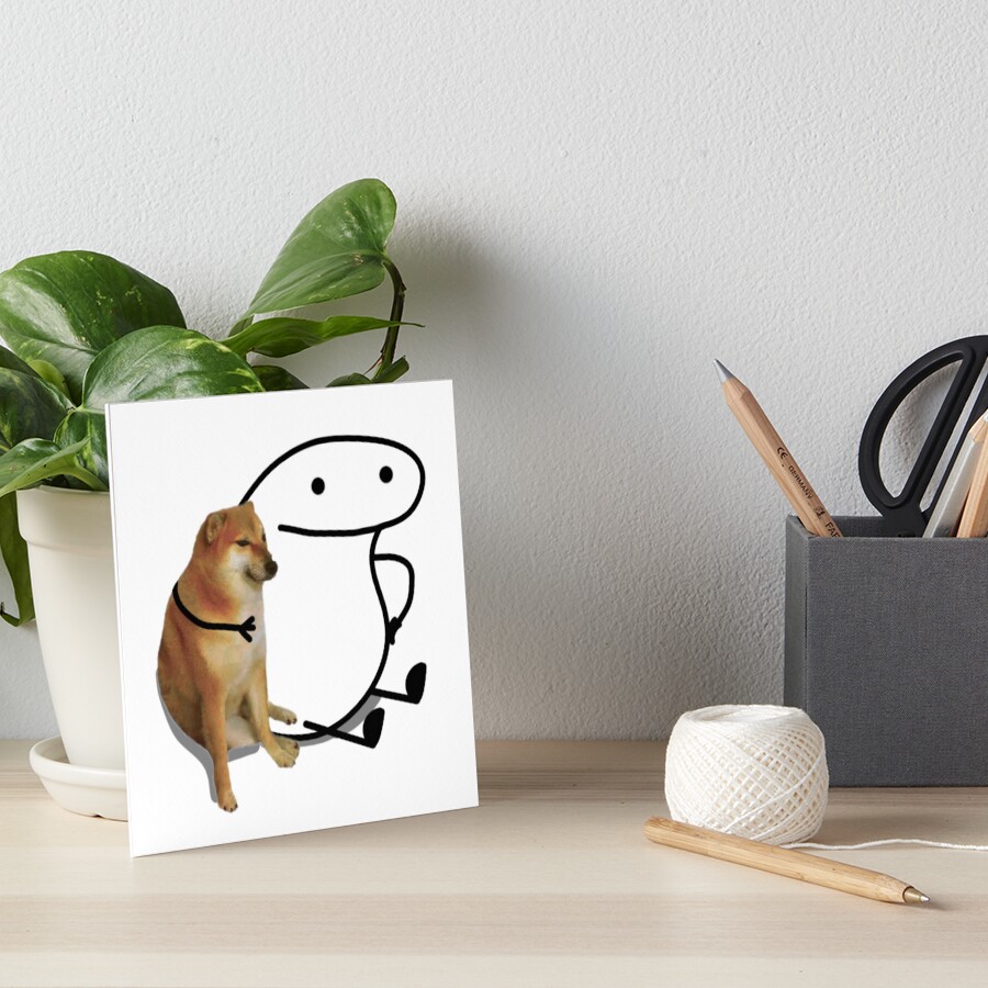 "deformed with cheems" Poster by Deformitos | Redbubble
