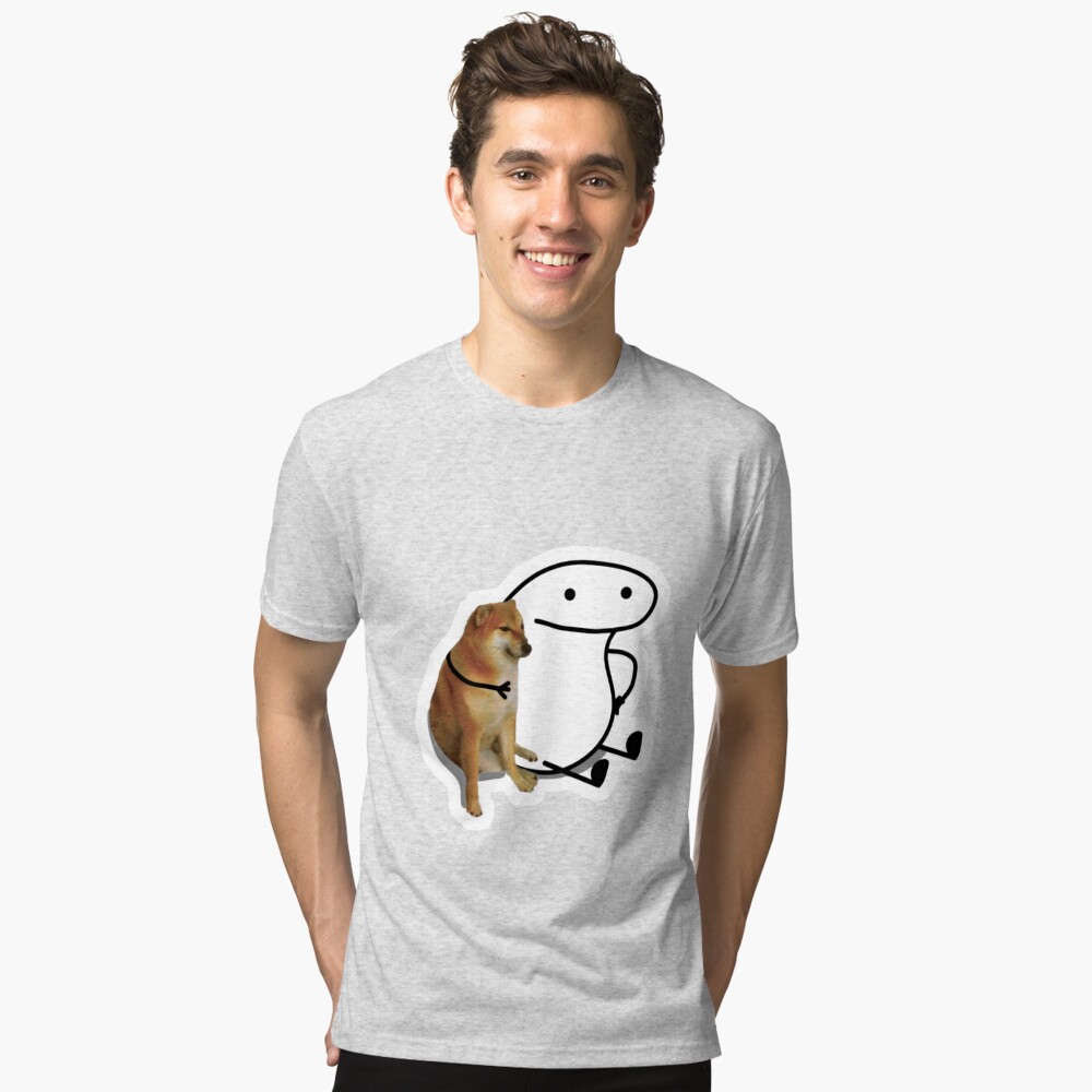 "deformed with cheems" Sticker by Deformitos | Redbubble