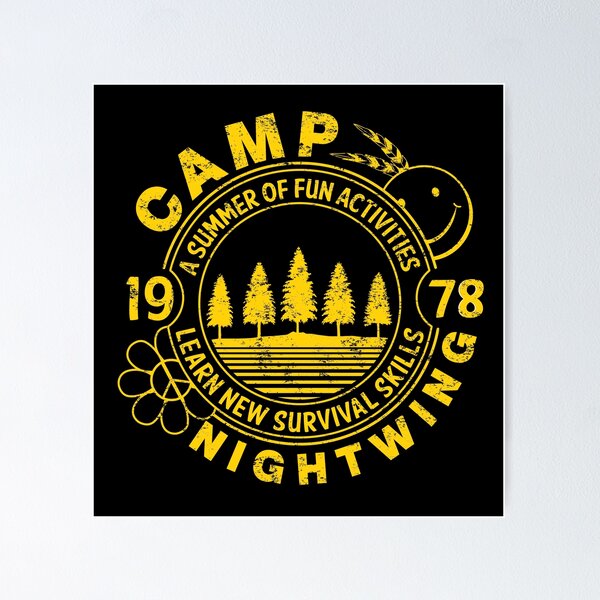 "Camp Nightwing" Poster for Sale by Purakushi | Redbubble