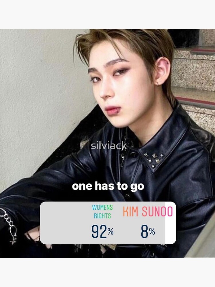 "STAN KIM SUNOO" Sticker for Sale by silviack | Redbubble