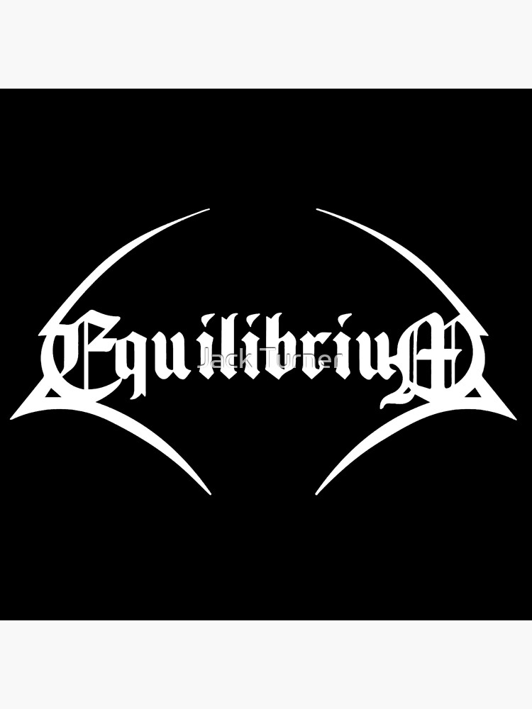 "Equilibrium White Logo" Poster by DogBuggies | Redbubble