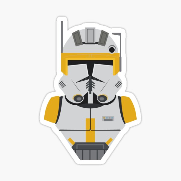 "Commander Cody phase 2" Sticker for Sale by CameronGillum | Redbubble