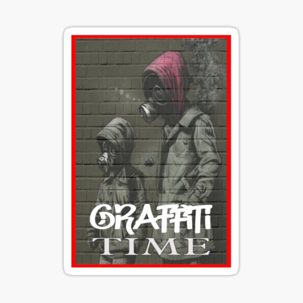 "GRAFFITI TIME009" Sticker for Sale by JASCKSHIRTS | Redbubble
