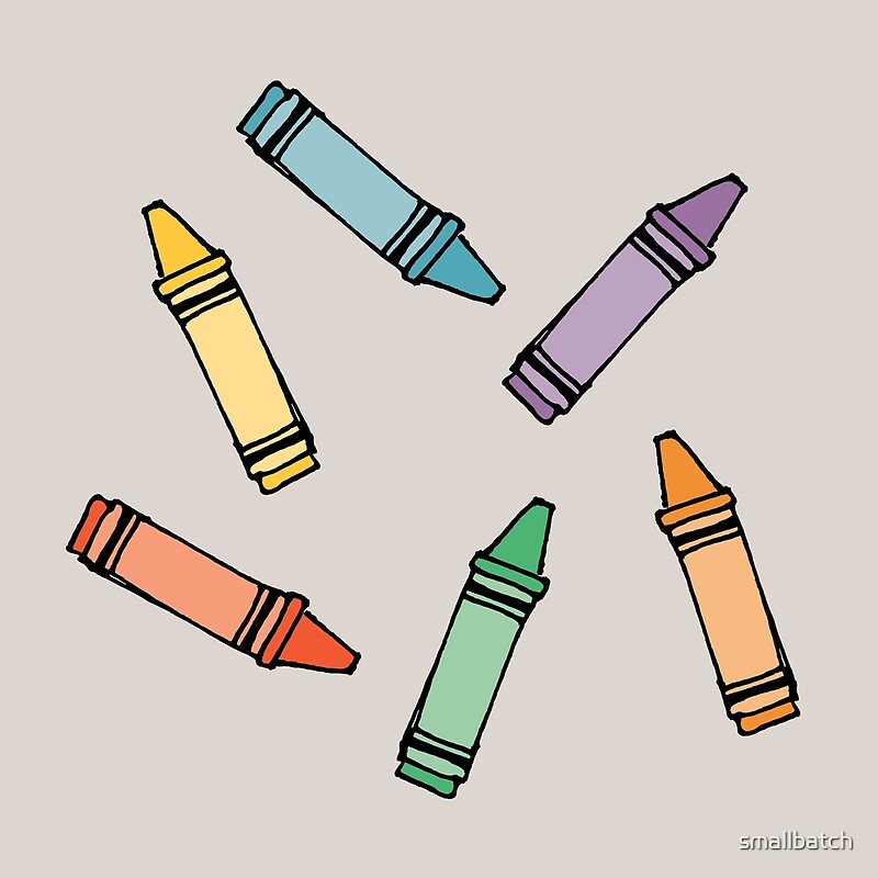 "Crayons" by smallbatch | Redbubble