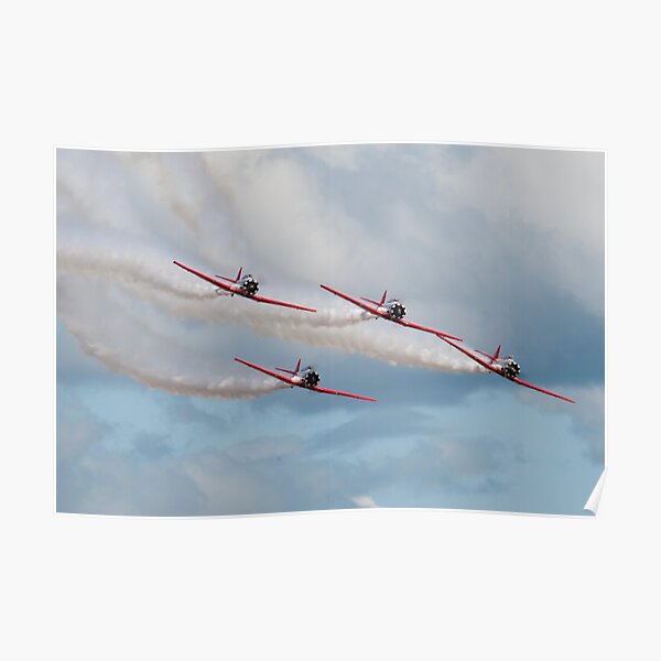 "The Aeroshell Aerobatic Team" Poster for Sale by RNicholas | Redbubble