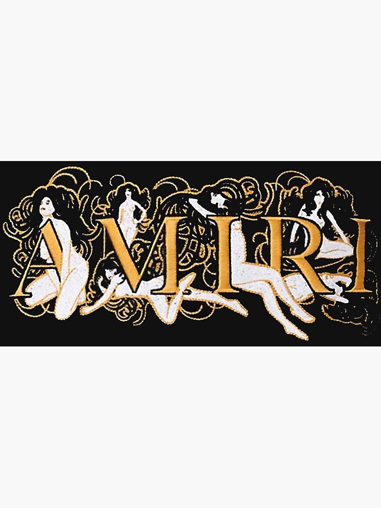 " AMIRI" Sticker for Sale by liamellkr | Redbubble