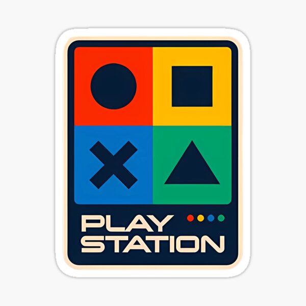 "playstation logo " Sticker for Sale by Chreefs | Redbubble