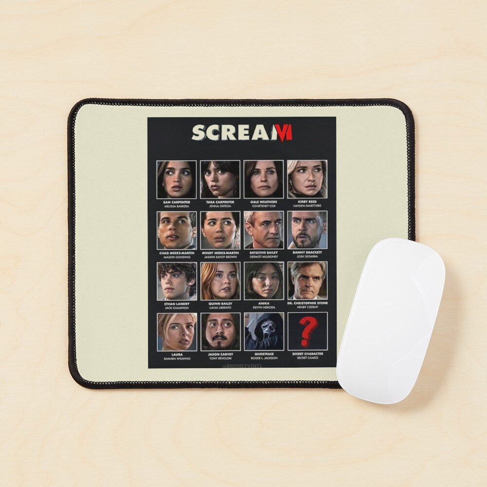 "Scream 6 Chracters" Poster for Sale by jeffstrom34 | Redbubble