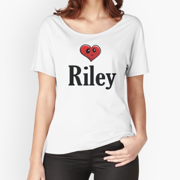 "Riley Cute Heart" T-shirt for Sale by ProjectX23 | Redbubble | riley t ...