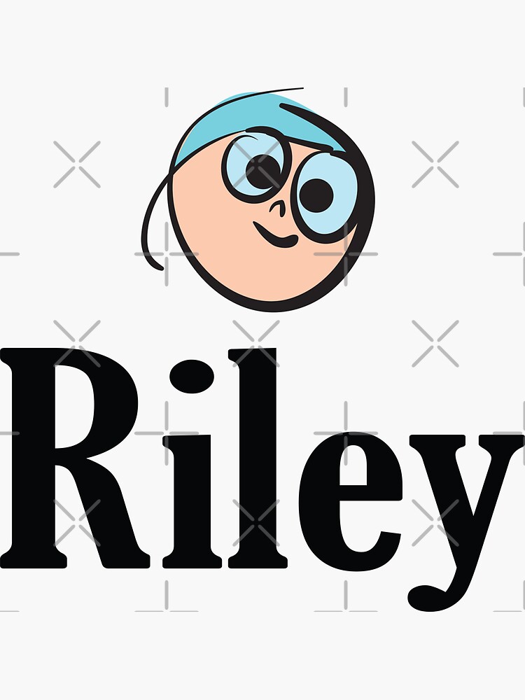 "Riley Cute Face" Sticker by ProjectX23 | Redbubble