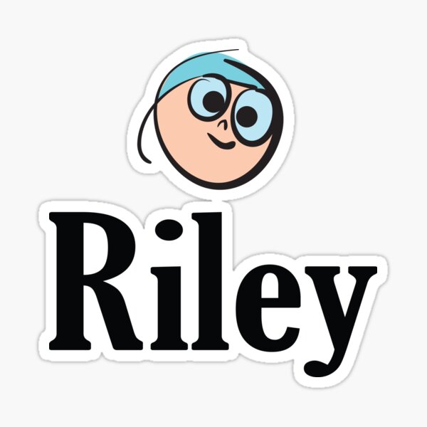"Riley Cute Face" Sticker by ProjectX23 | Redbubble