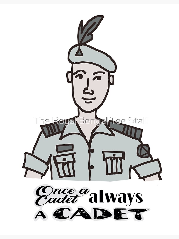 "Once a Cadet" Poster for Sale by tareqnh | Redbubble
