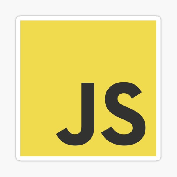 "JavaScript Square Badge" Sticker for Sale by kleversonk | Redbubble
