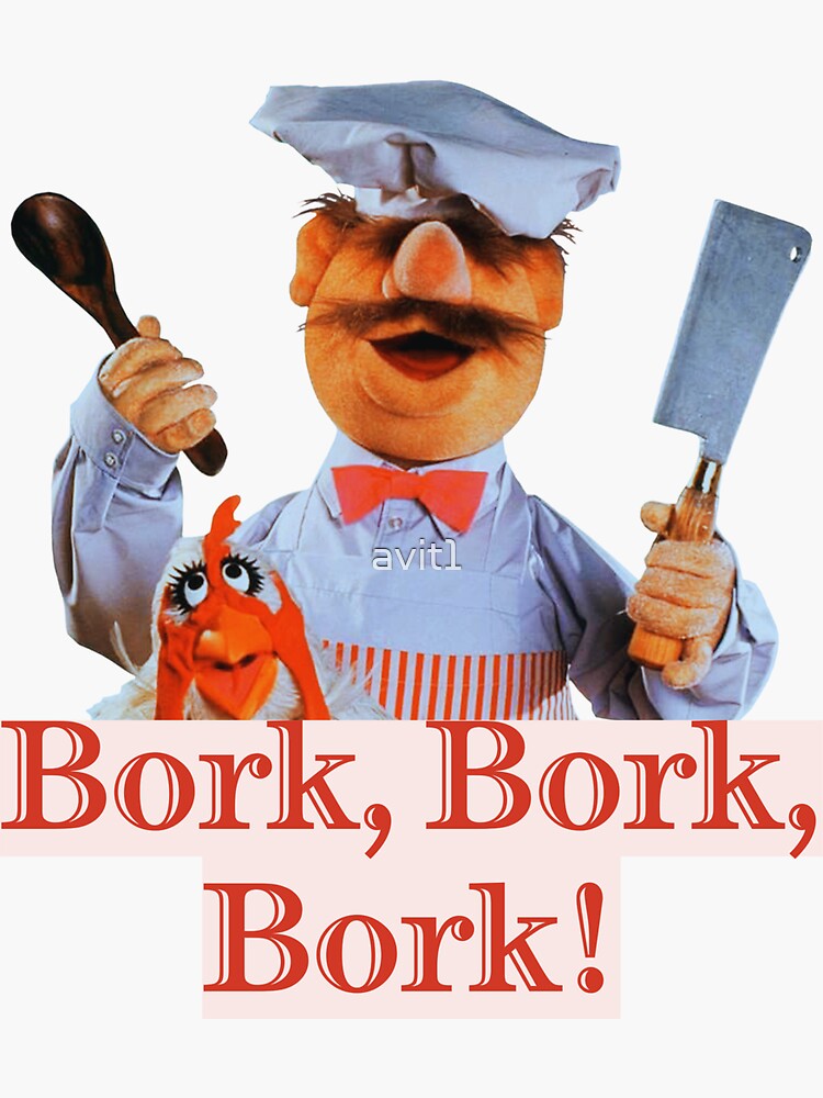 "The Swedish Chef, Vert Der Ferk, Original Willow Days" Sticker for ...