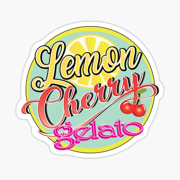 "Lemon Cherry Gelato Cannabis Strain Art " Sticker for Sale by ...