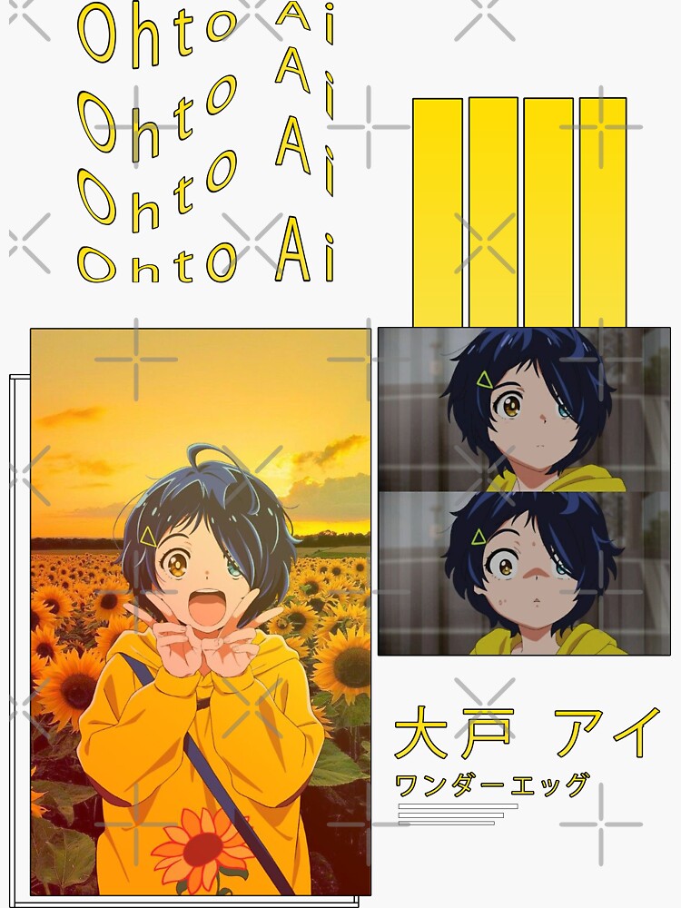 "Ai Ohto - Wonder egg priority" Sticker for Sale by Harukuradesu0 ...