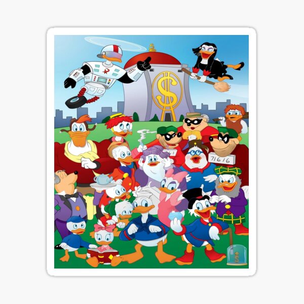 "ducktales" Sticker for Sale by trimarchigou | Redbubble