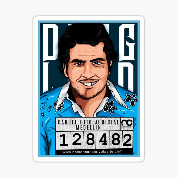 "Pablo Escobar" Sticker for Sale by nelsoncancio6 | Redbubble