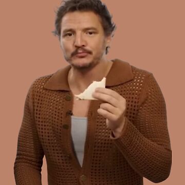 "Pedro Pascal Eating a Sandwich / Toast Meme" Poster for Sale by ...