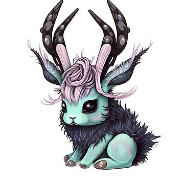 "Pastel Goth Jack Rappit" Sticker for Sale by SNRGraphics | Redbubble