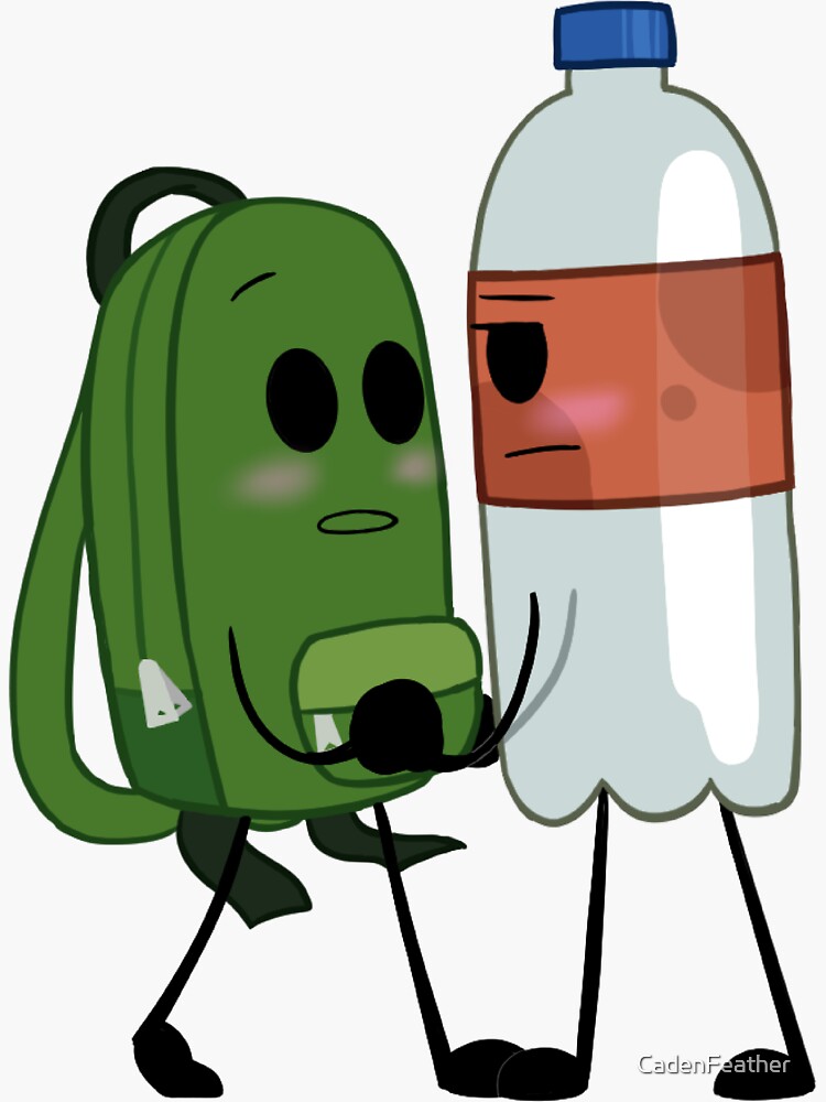 "hfjONE, ONEhfj - Bryce and Liam (Soda Bottle and Backpack)" Sticker for Sale by CadenFeather ...