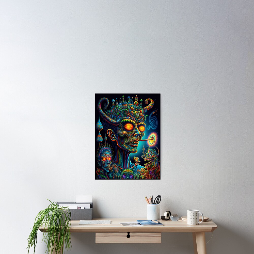"DMT Machine Elves Trippy" Art Print for Sale by VibrantView | Redbubble