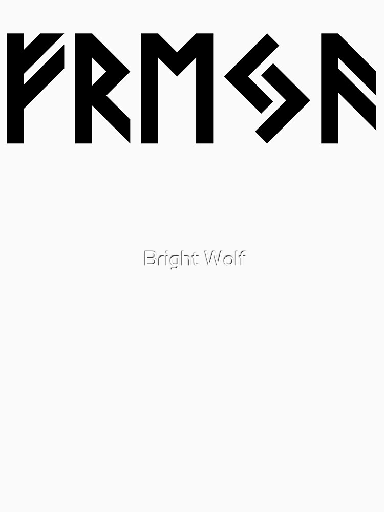 "FREYA Runes" Essential T-Shirt for Sale by FireWolfNath | Redbubble