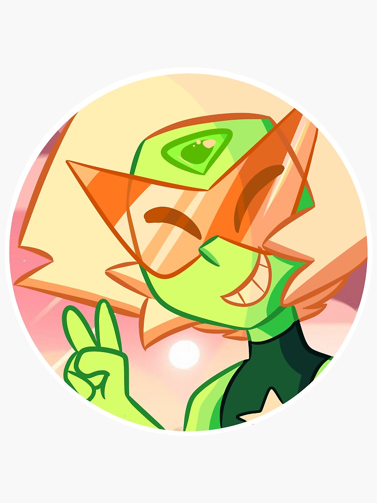 "Crystal Gem Peridot - Steven Universe" Sticker for Sale by ...