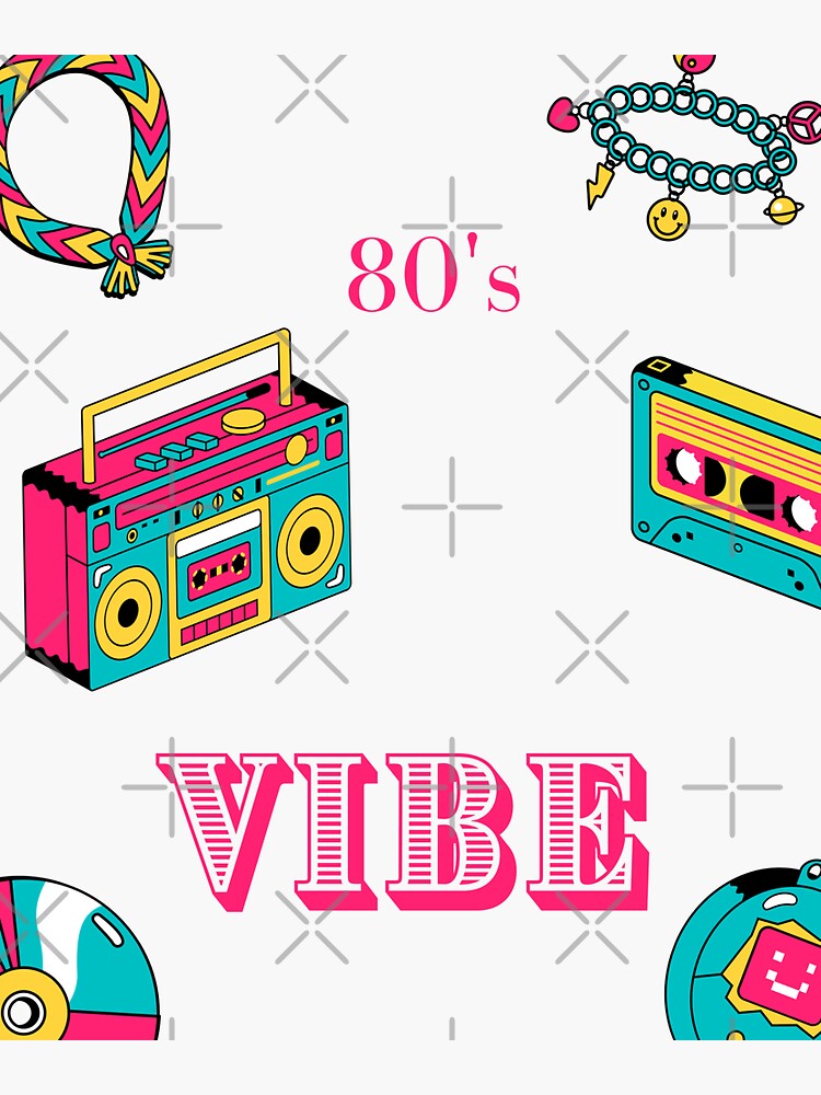 "80s Vibe 1980s Fashion Theme Party Outfit Eighties Costume Fitted T ...