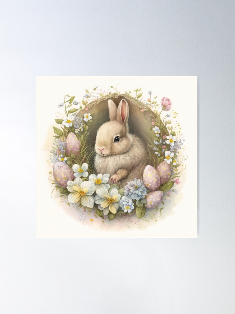 Osterhase Eier Blumen Gru Amp 223karten