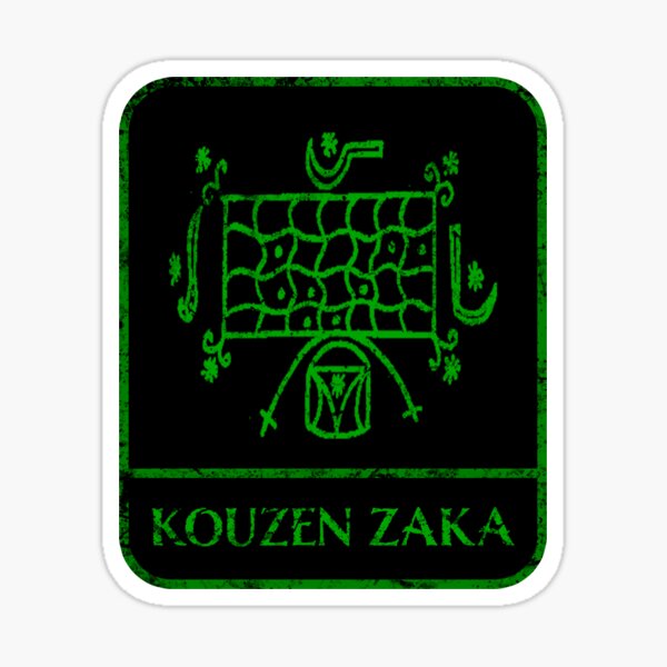 "Kouzen Zaka Veve" Sticker for Sale by Ginenstore | Redbubble